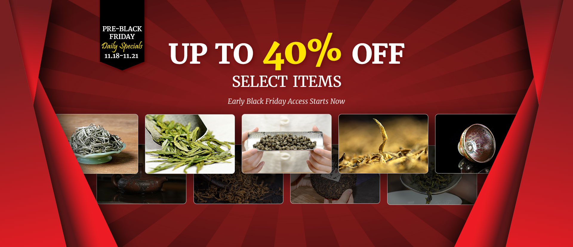 2025 Pre-Black Friday Daily Deals: Up to 40% Off Select Items – teavivre
