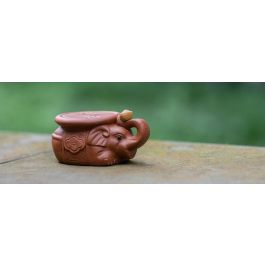 Elephant Zisha Tea Pet & Lid holder