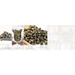 Jasmine Dragon Pearl Green Teas Assortment Samples