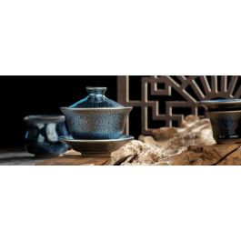 Handmade Jianyang Jianzhan Gaiwan